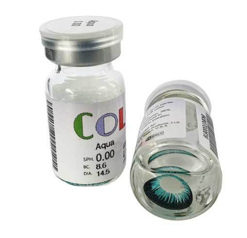 Aqua ColorMax Colored Contacts - Gothika Halloween Lenses