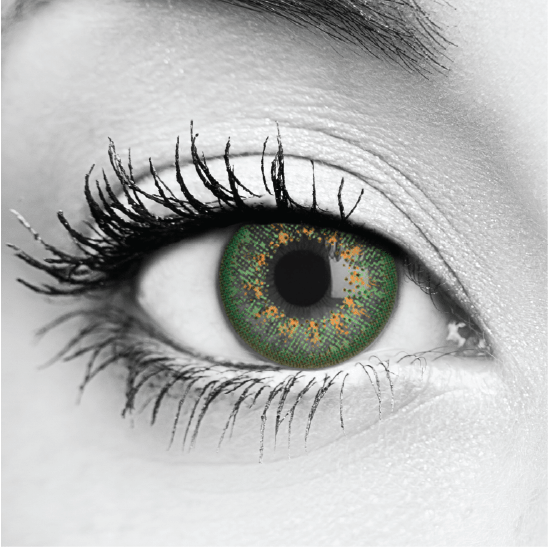 Green Envy Colored Contacts - Bella Contact Lenses - Gothika