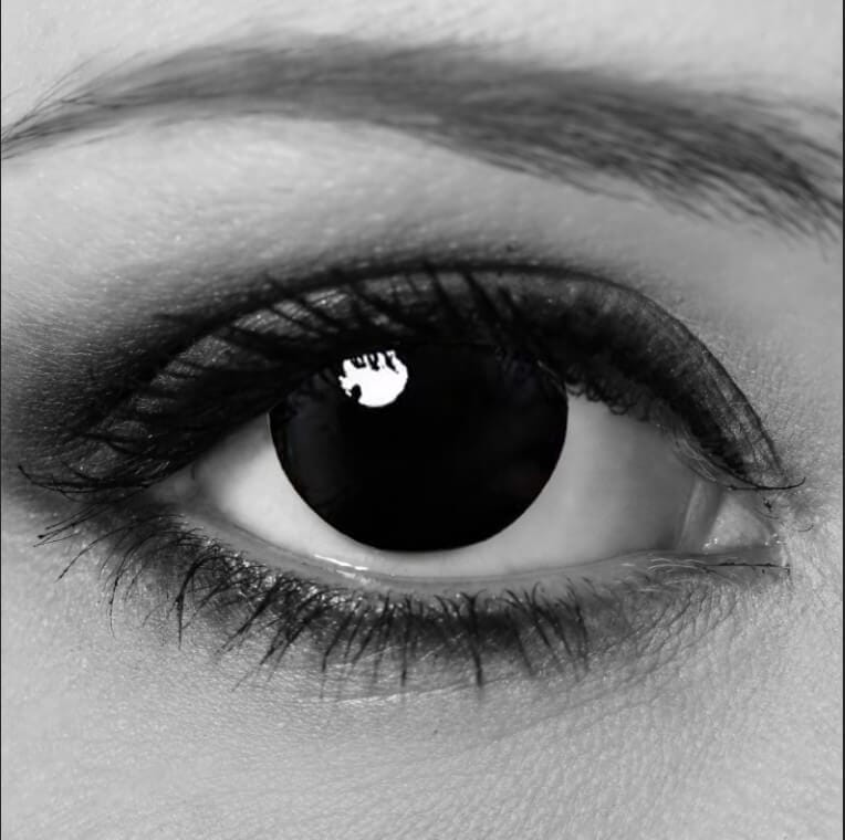 Black Out Demon Halloween Contacts By Softlens - Gothika.com