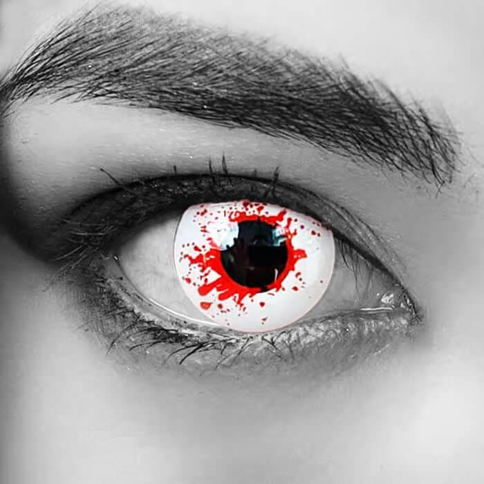 Blood Splatter Halloween Contacts By Softlens - Gothika.com