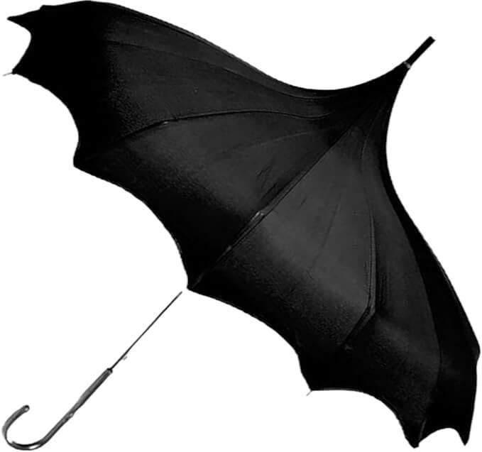Gothic Rebel Dark Wing Pagoda Umbrella - Gothika.com