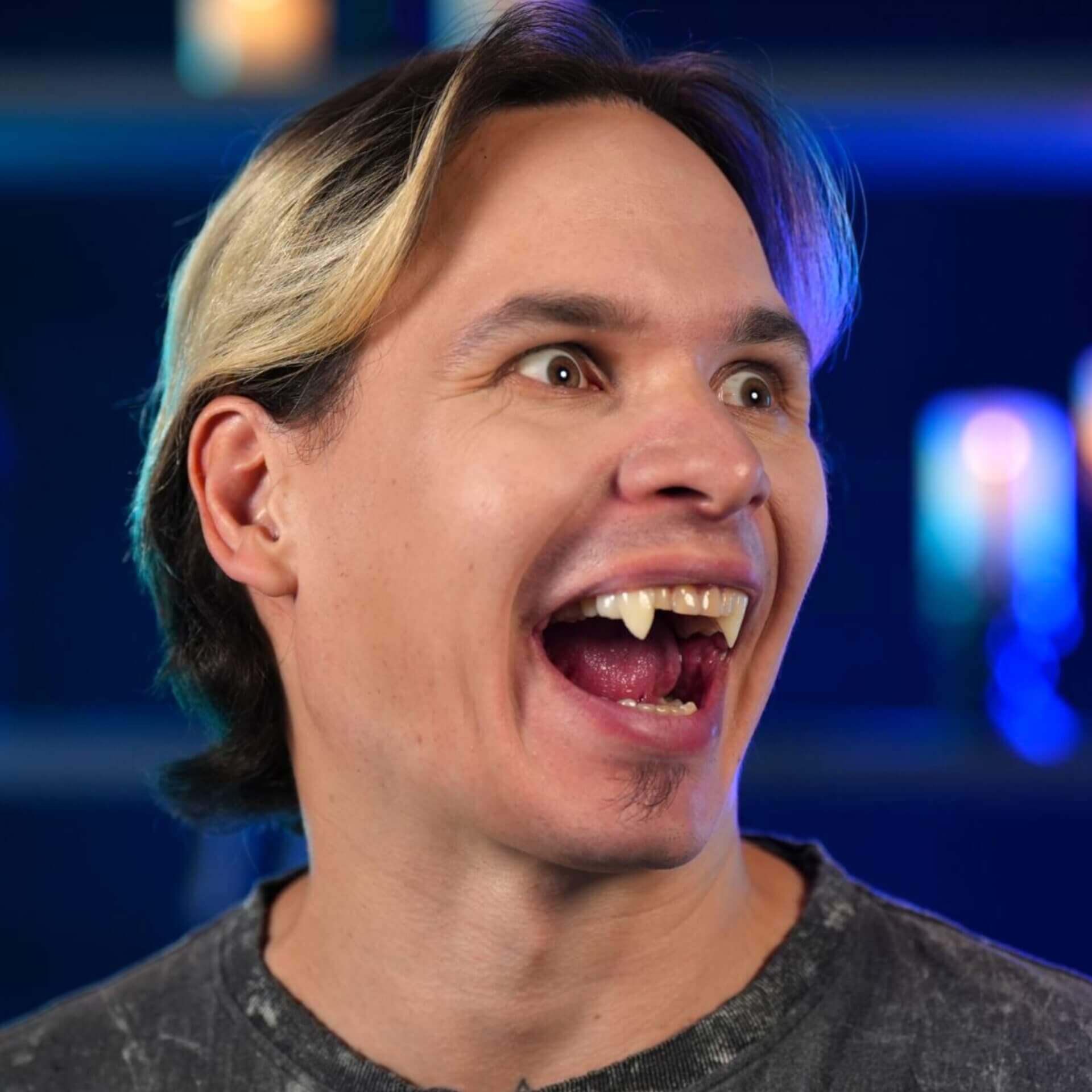 Custom Fit Natural Vampire Fangs By Gothika - Professional Fangs