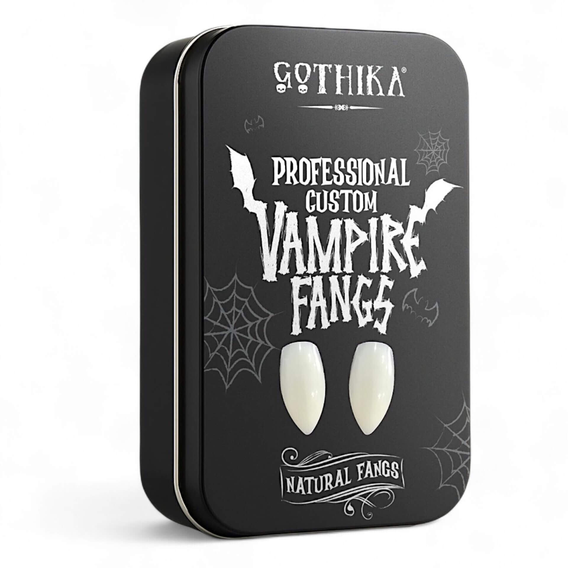 Custom Fit Natural Vampire Fangs By Gothika - Professional Fangs